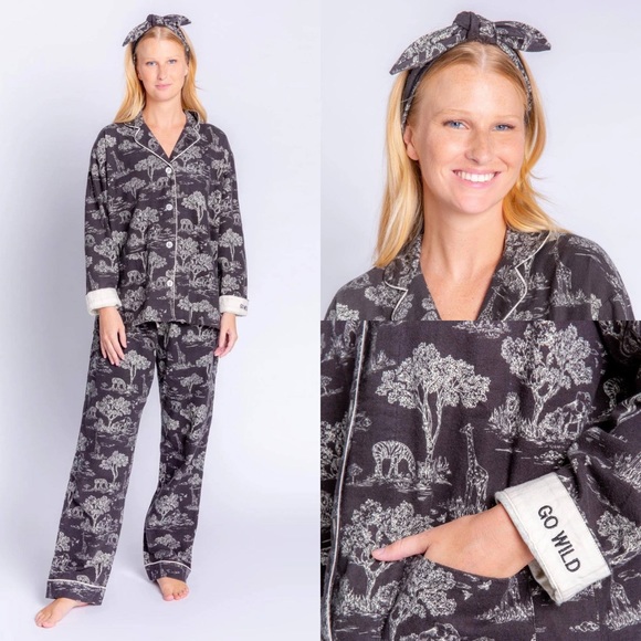 PJ Salvage | Intimates & Sleepwear | Pj Salvage Toile Go Wild Savanna ...